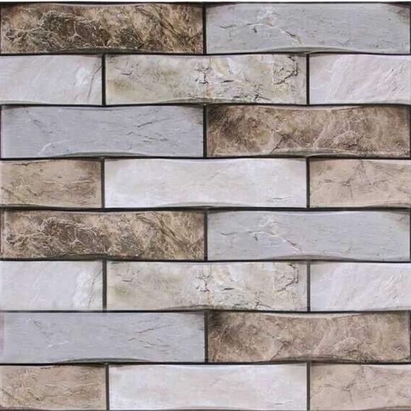 Wall Decor | 28 Sheets 3d Marble Peel And Stick Wall Tile Faux Stone ...